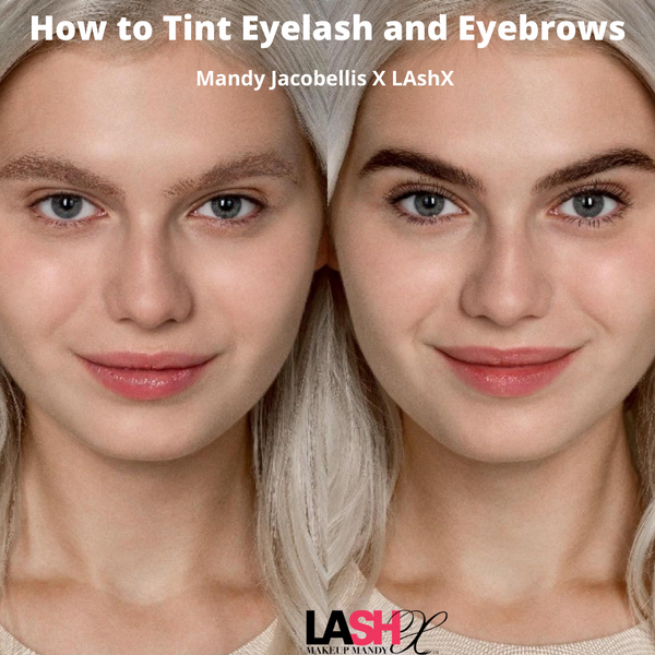 Eyebrow And Eyelash Tinting Before And After